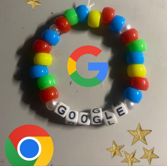 Jewelry | Google Inspired Kandi Handmade Beaded Bracelet | Poshmark